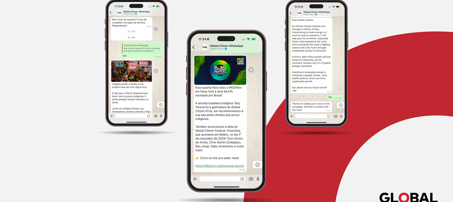 Take Action In Seconds: Global Citizen’s WhatsApp Chatbot Makes It ...