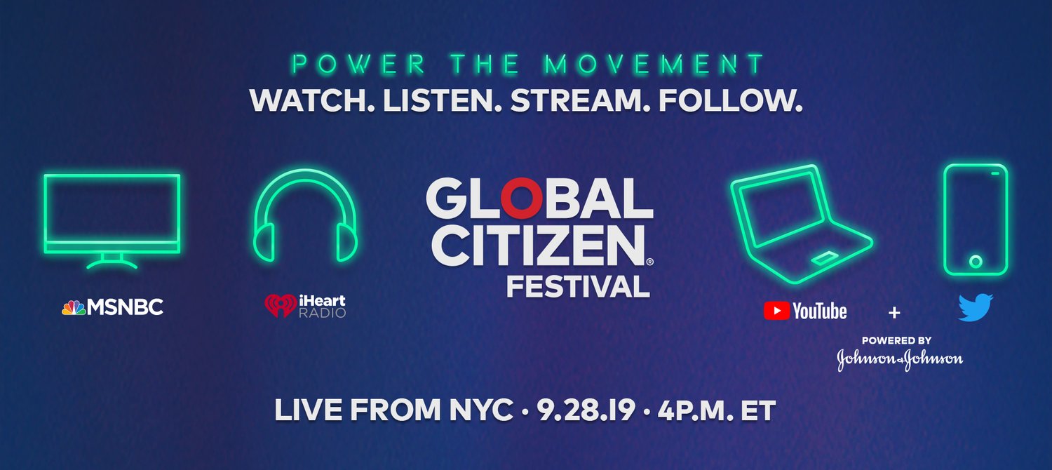Here's How to Watch the 2019 Global Citizen Festival