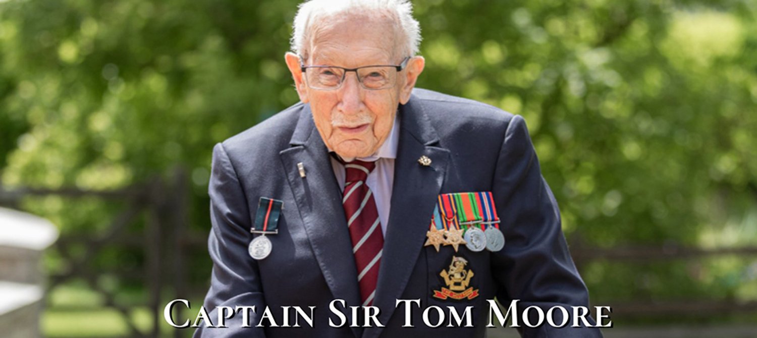 Britain Mourns a Hero: 10 Beautiful Tributes to Captain Sir Tom Moore ...