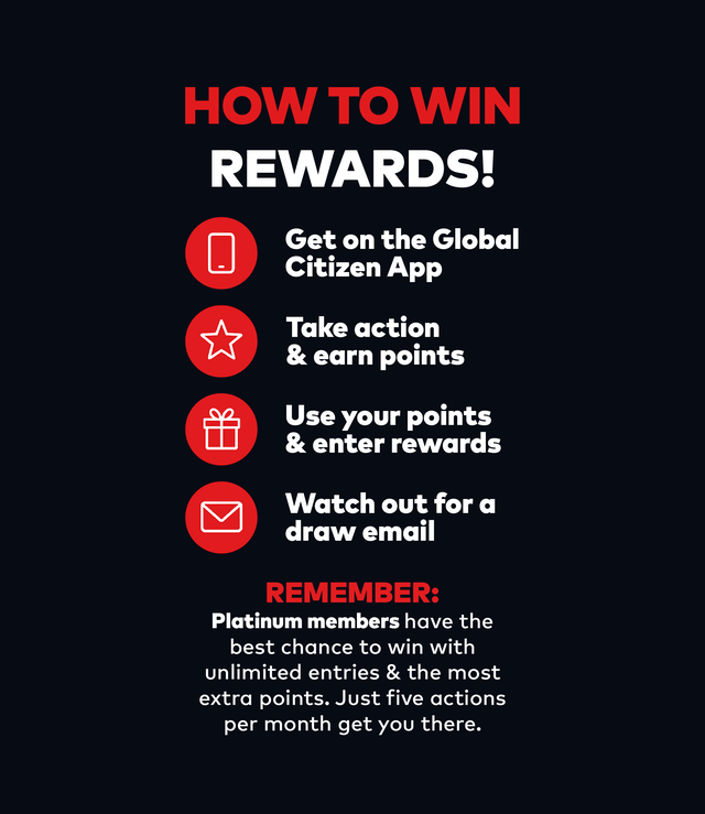 Take Action, Earn Points, and Redeem Incredible Rewards