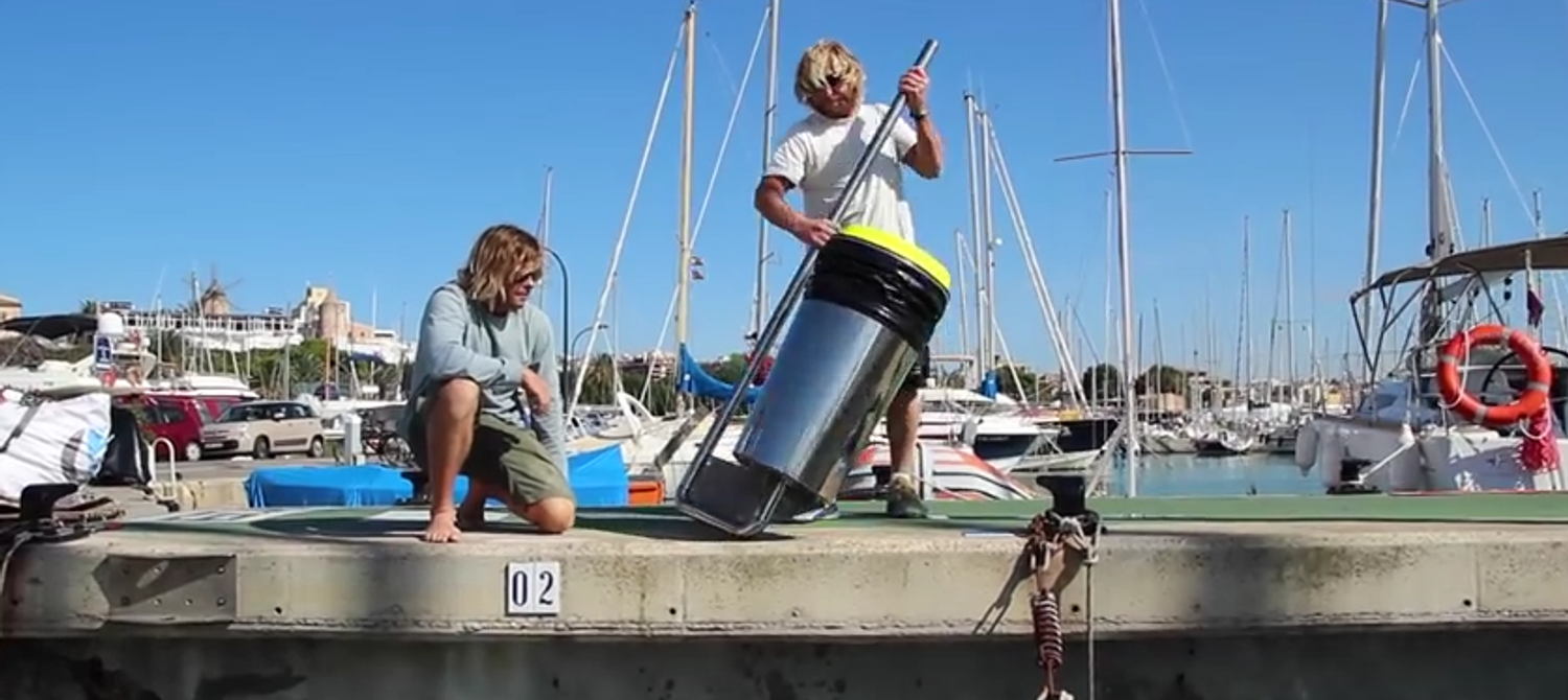 Two guys from Australia invented a trash bin for the ocean