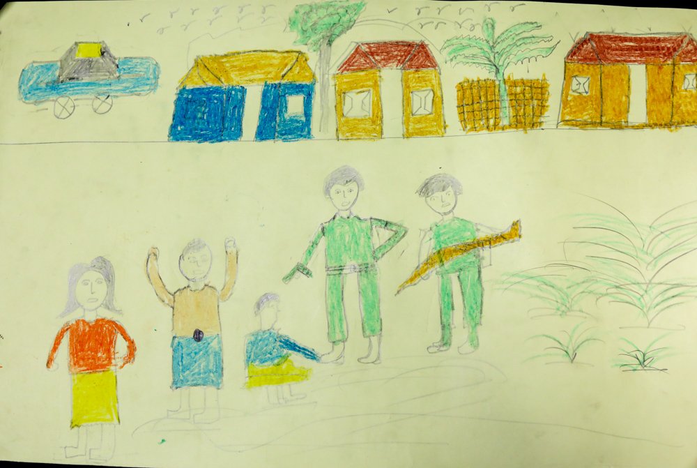 These Illustrations by Rohingya Children Depict Violence No Child ...